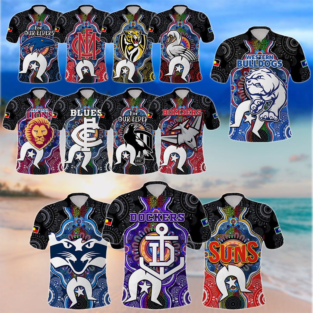 AFL NAIDOC Week 2023 Polo Shirt – Aussie Hoodie