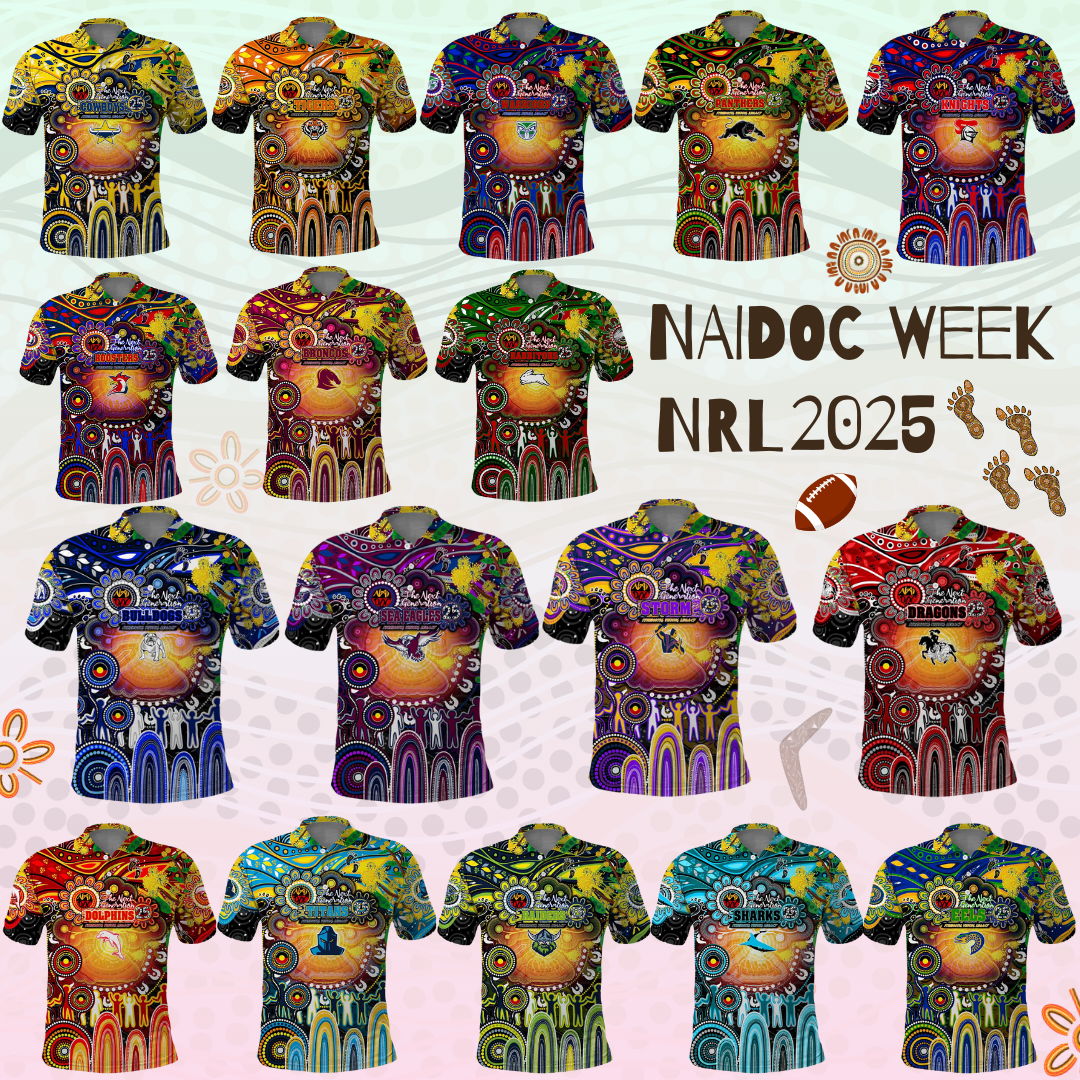 NRL NAIDOC Week 2025 Polo Shirt – Aussie Hoodie