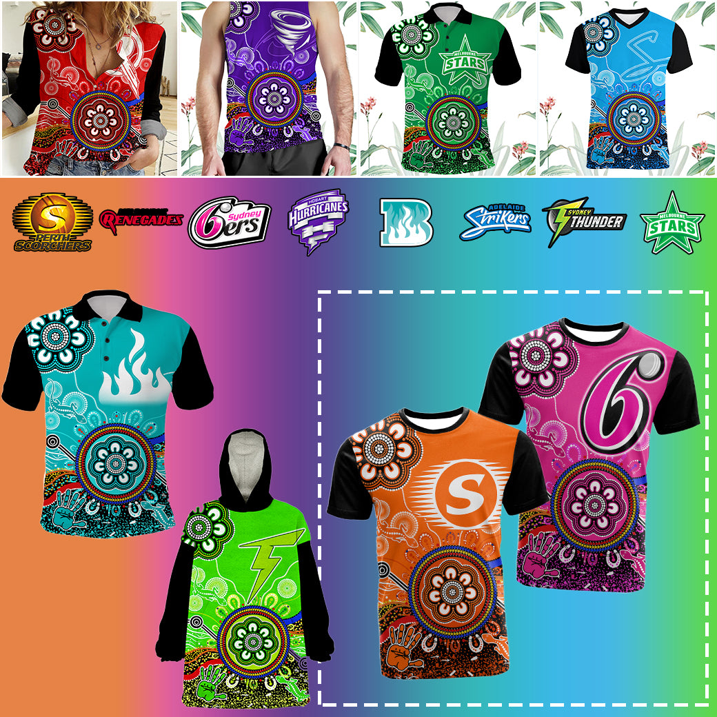 BBL Cricket Indigenous Aboriginal Lizard Version – Aussie Hoodie