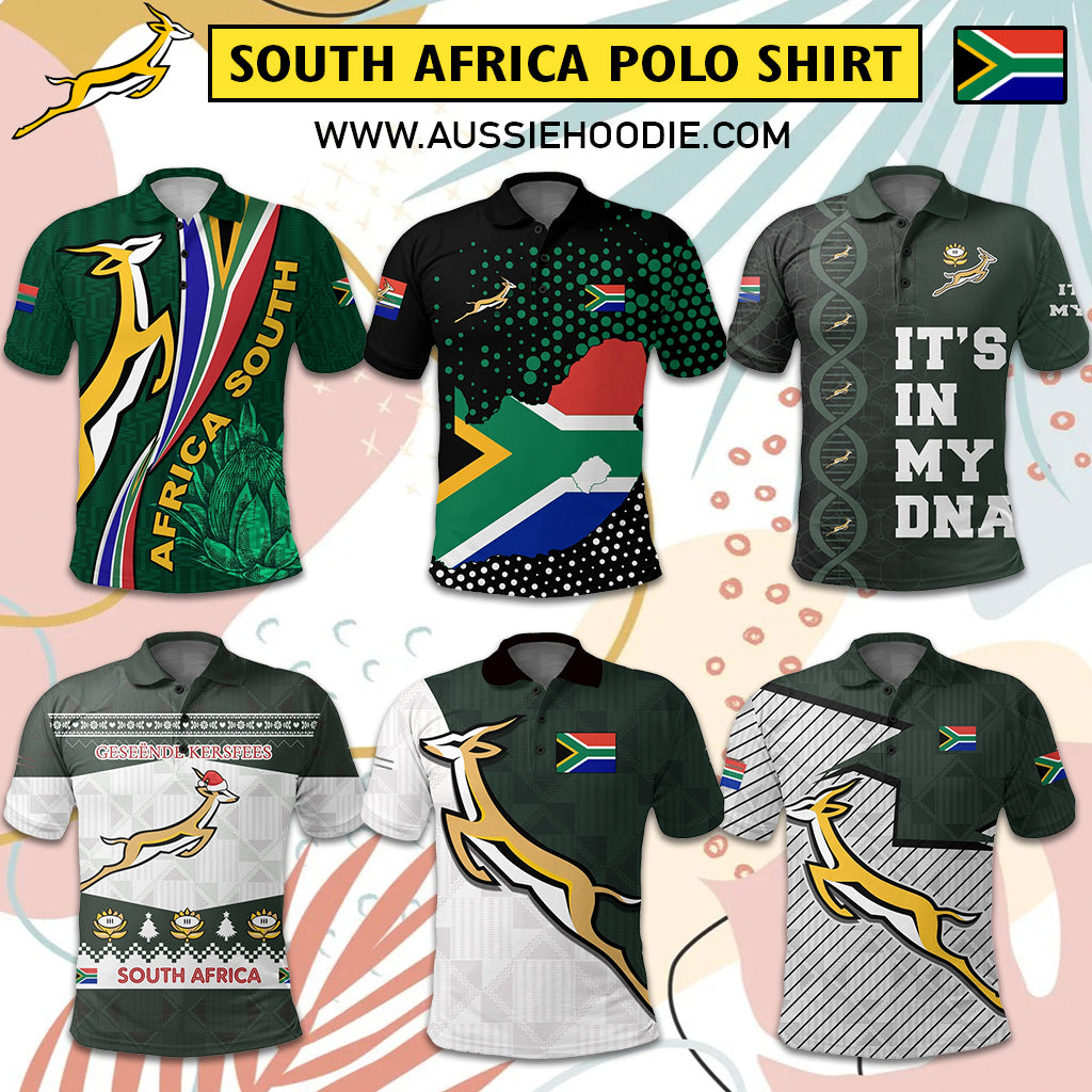 South Africa Polo Shirt Collection – Aussie Hoodie