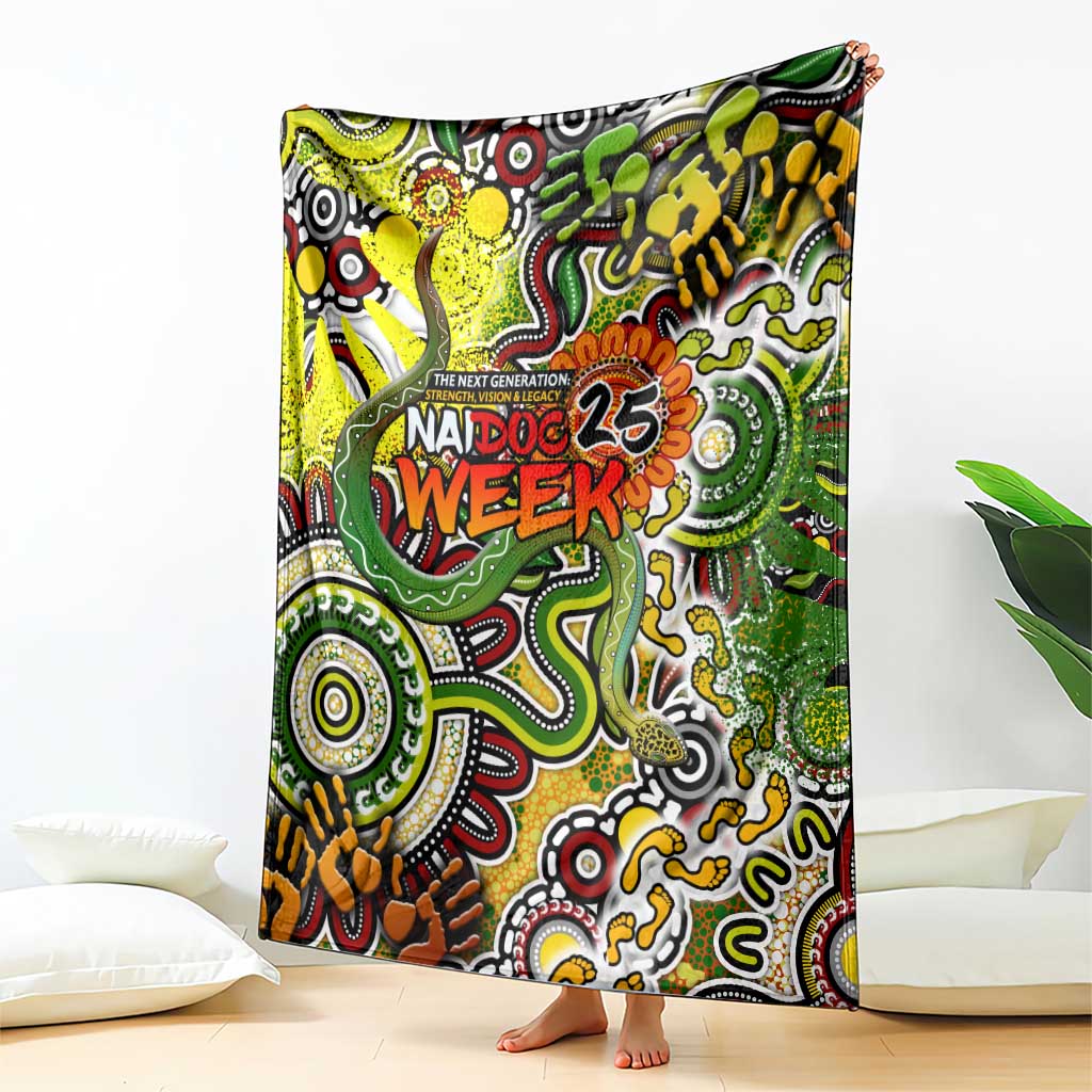 Indigenous Naidoc Week 2025 Blanket Aboriginal Snake Handprints ...